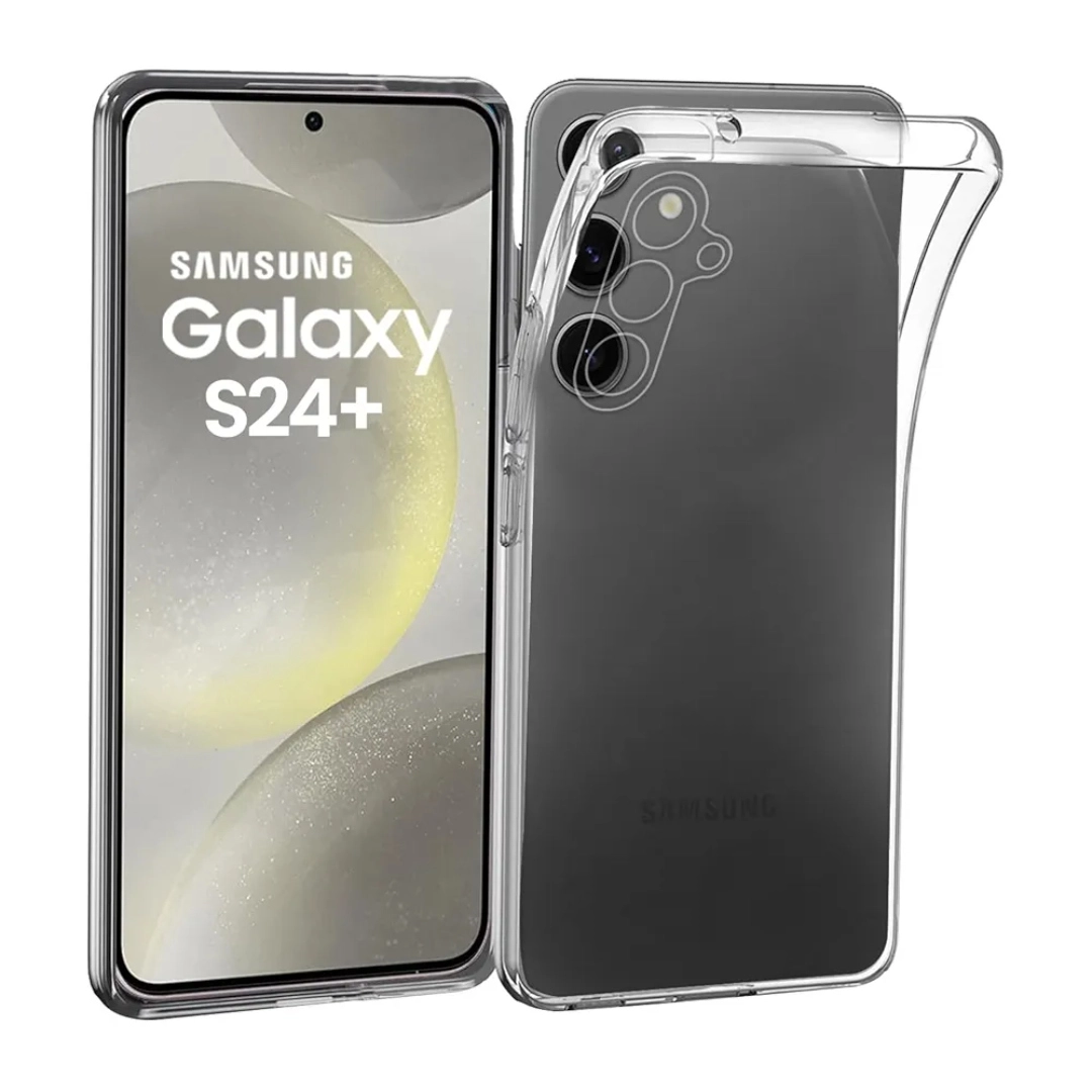 Samsung Galaxy S24 Plus Transparent Clear Slim Soft Cover Skin Gel TPU ...