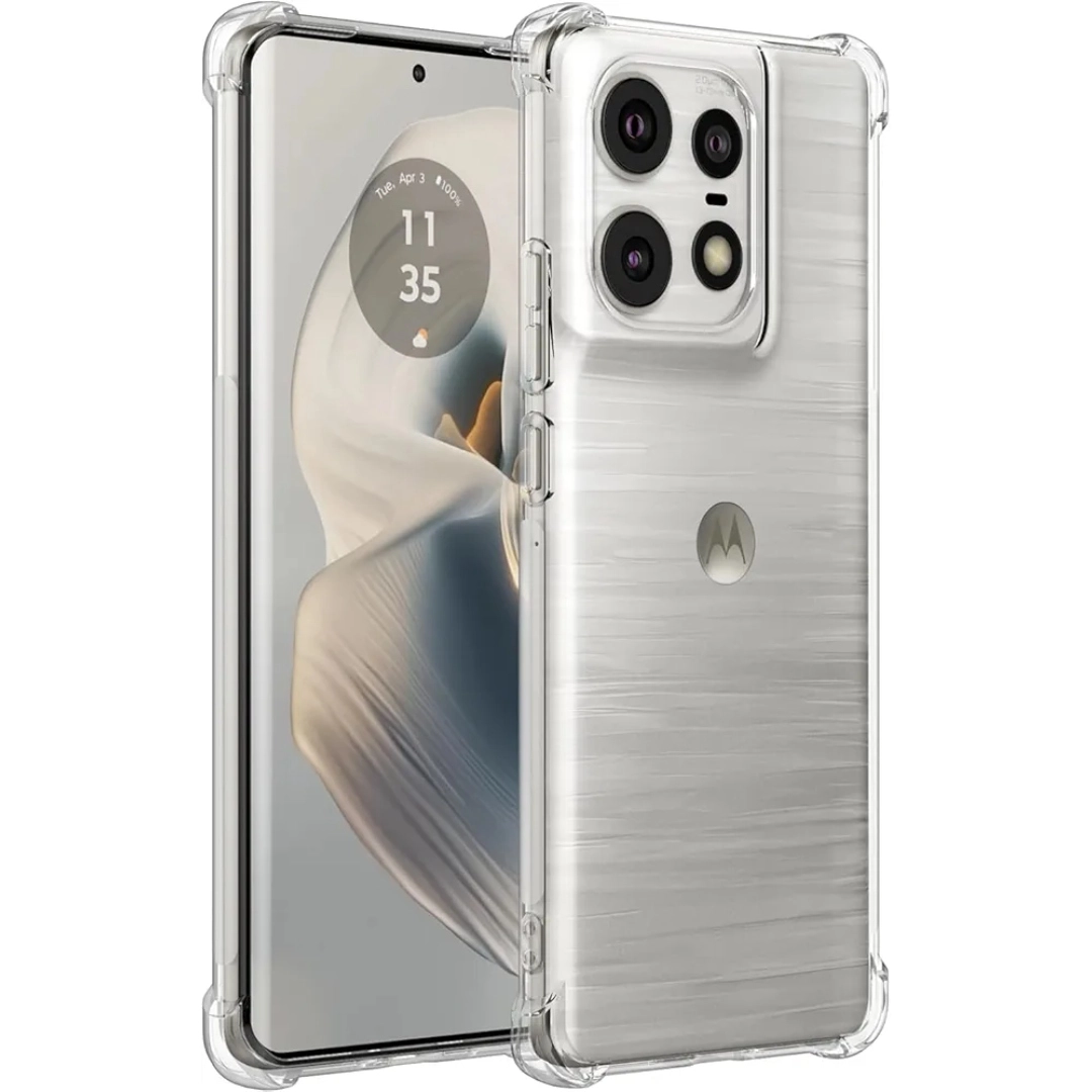 Motorola Edge 50 Pro Transparent Clear Slim Soft Cover Skin Gel TPU ...