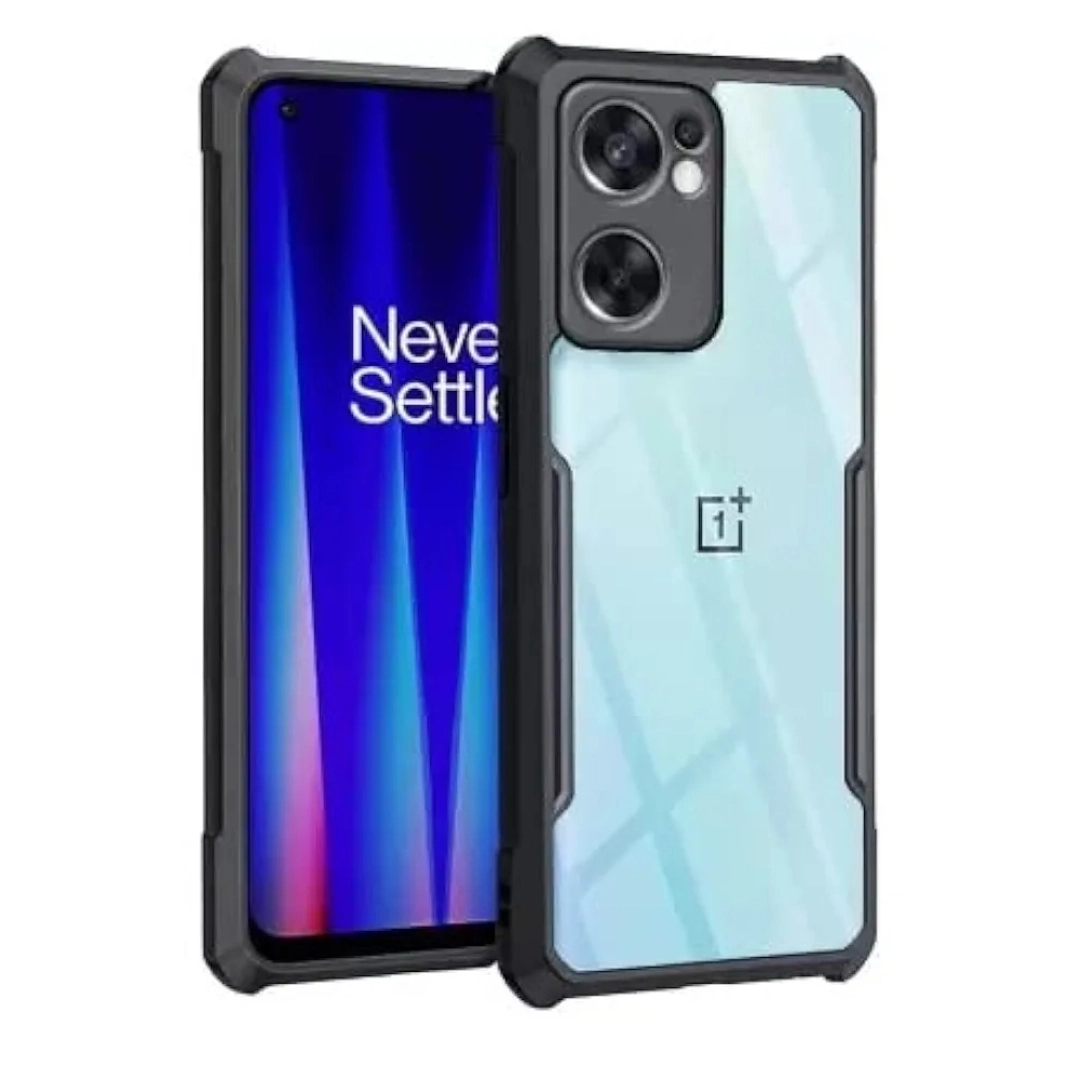 OnePlus N20 SE protective black border crystal clear xundd mobile back ...