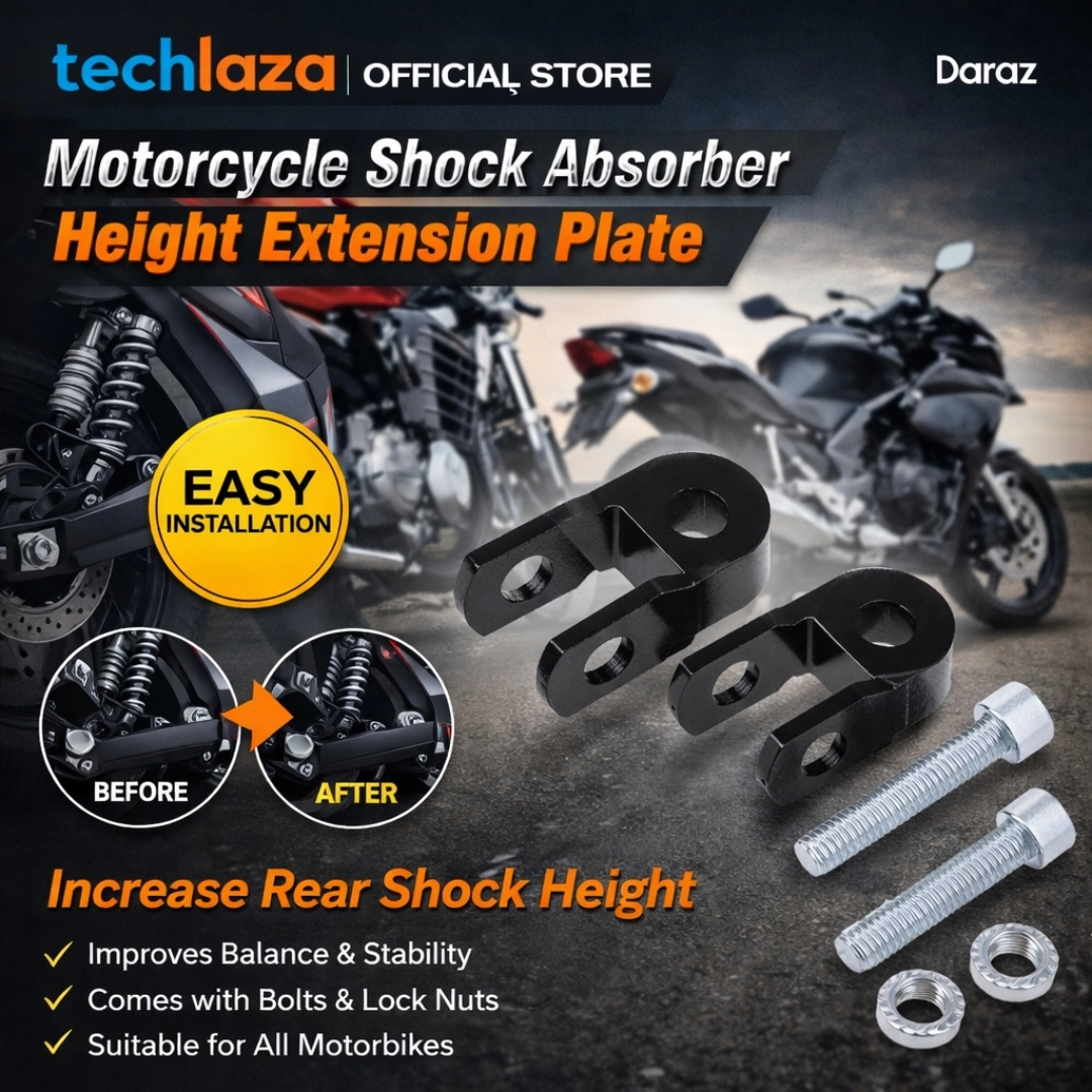 Motorcycle Shock Absorber Height Extension Jack – Rear Suspension Shock ...