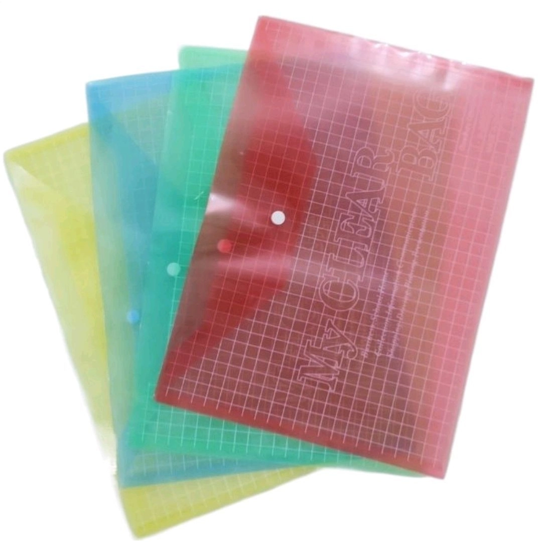 My Clear Bag 9c (Soft) / My Clear File / Button File / Documents ...