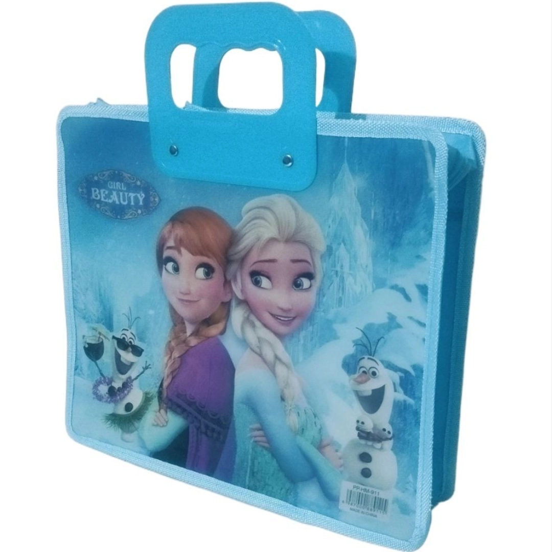 Barbie Cartoon Handle Documents Carrier Exam File Bag