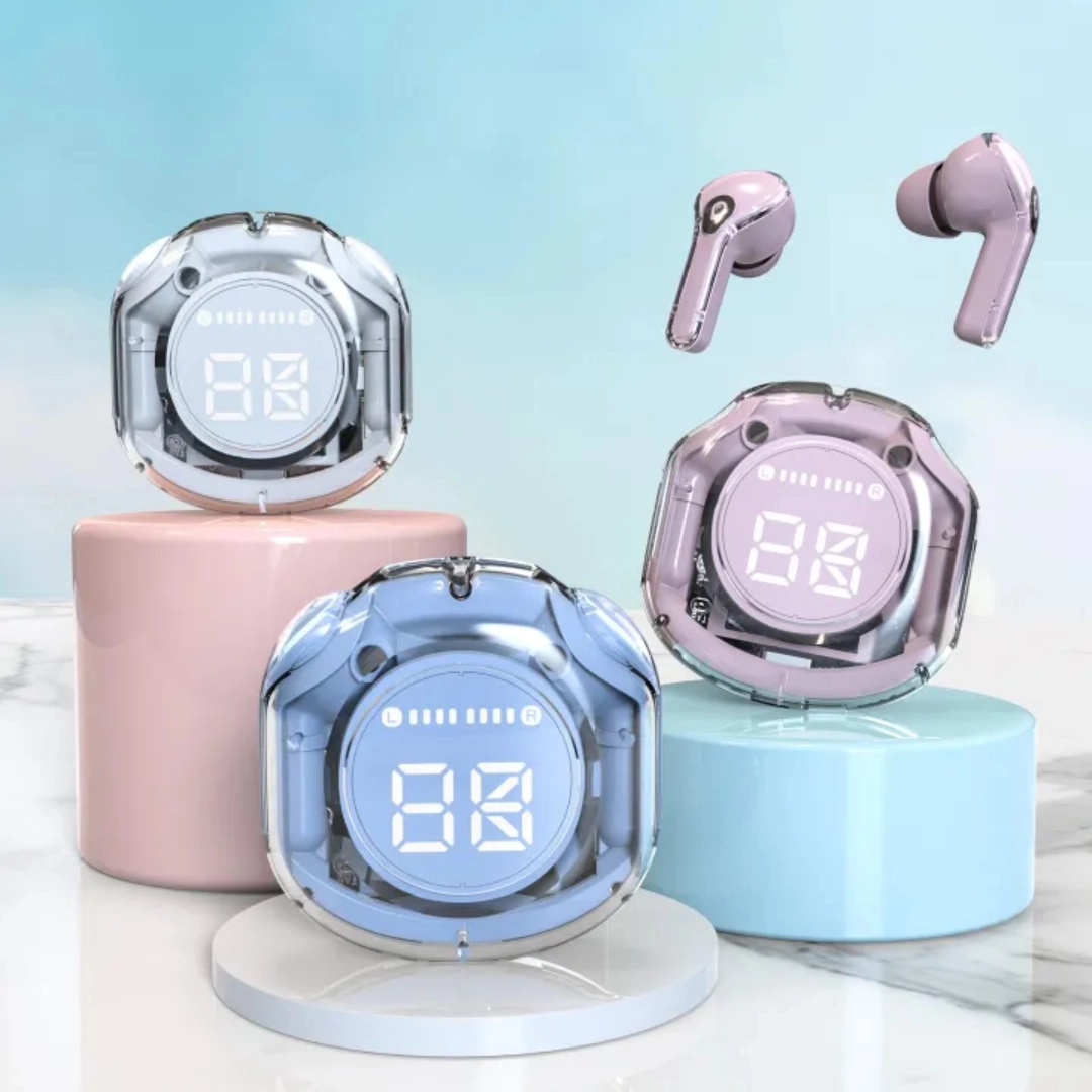 Ultrapods Pro True Wireless Earbuds with Display Transparent Design ...