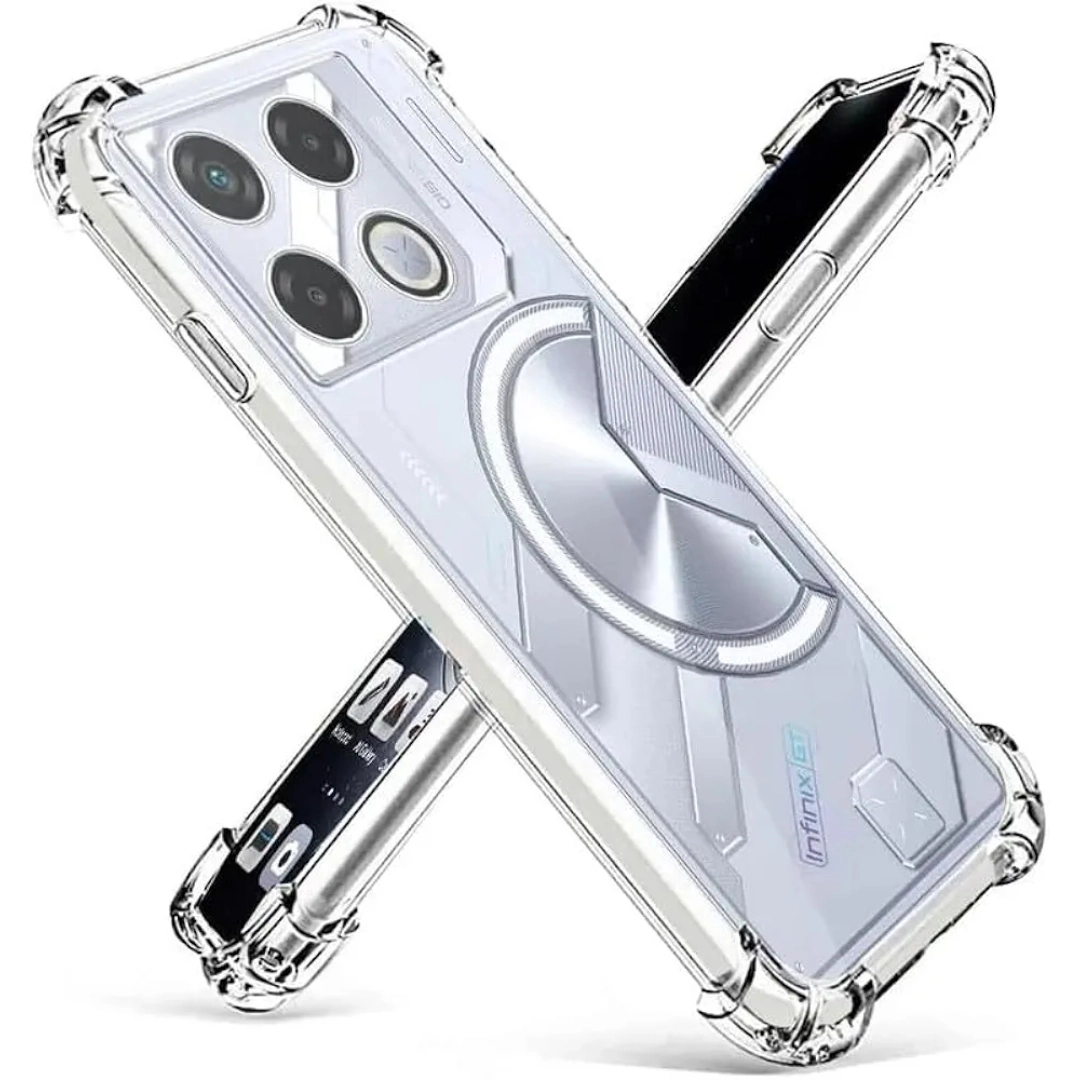 Infinix GT 10 Pro Transparent Clear Slim Soft Cover Skin Gel TPU Case ...
