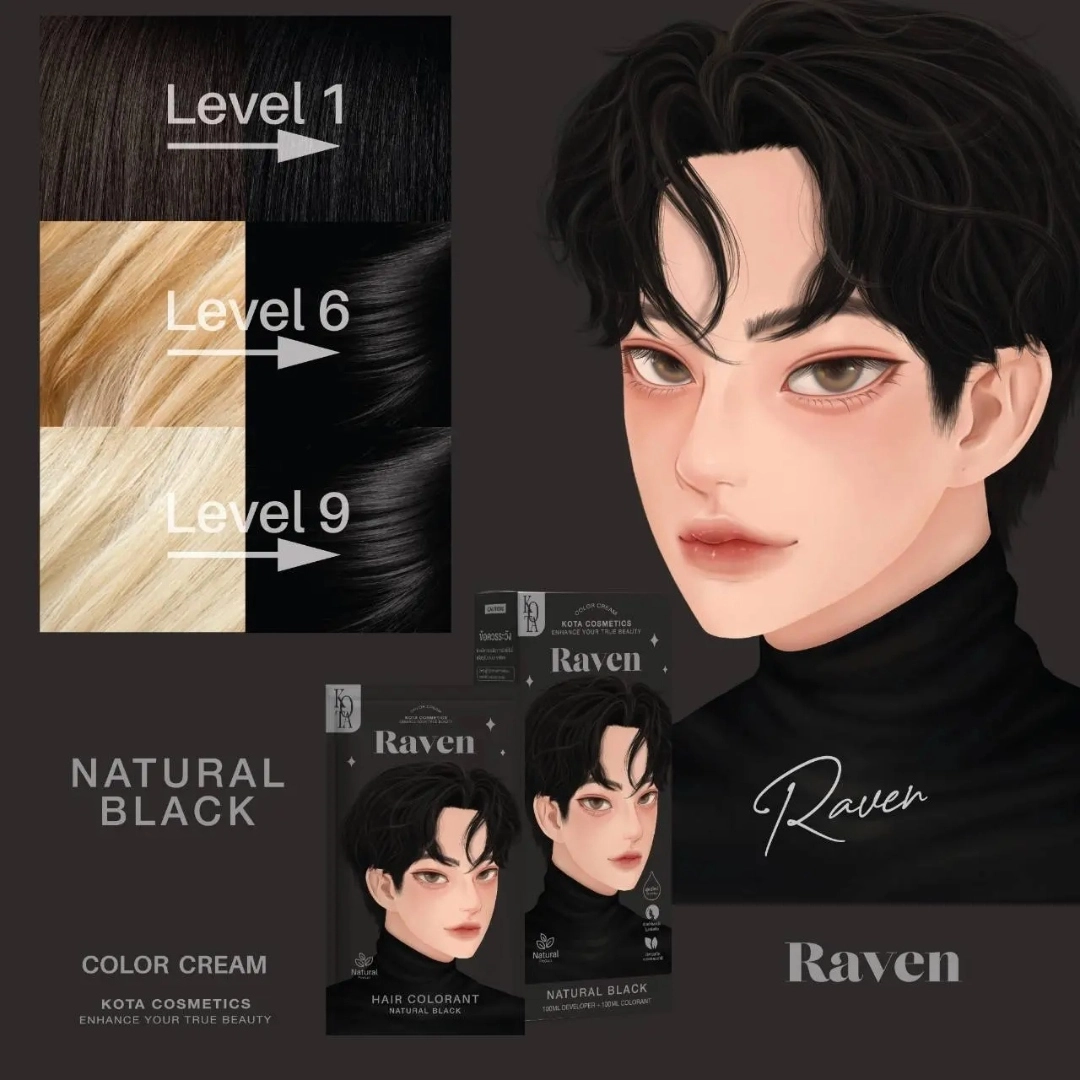 Kota Color Cream Hair Color (NATURAL BLACK)