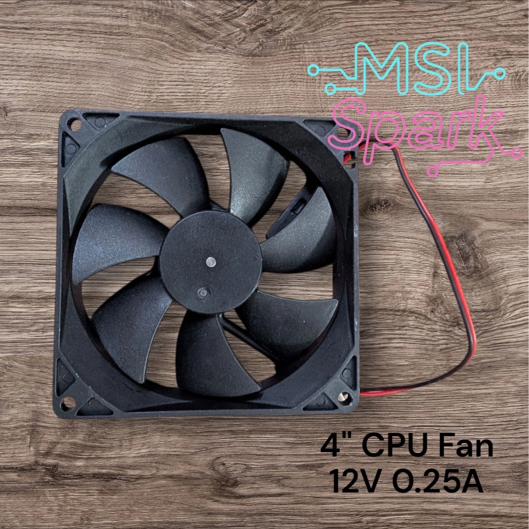 4 inch Computer PC CPU Cooling Case Fan 12V 0.25A