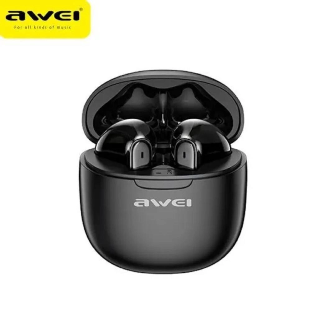 AWEI T68 Bluetooth 5.3 TWS ENC Noise Reduction with Dual HD Mic
