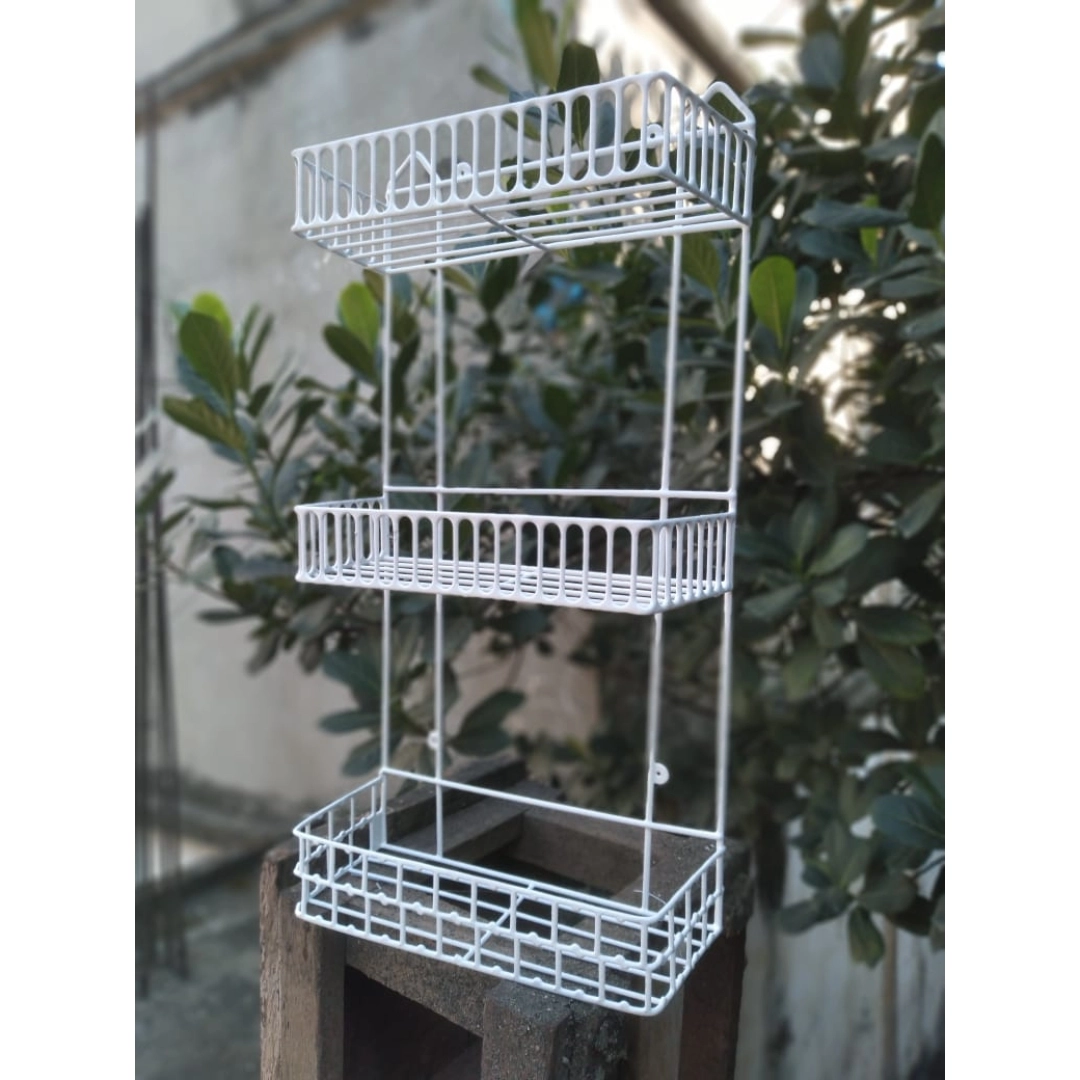 3 Steps Hanging Wall Storage Rack Organizer Maximize Space With 3-Step ...