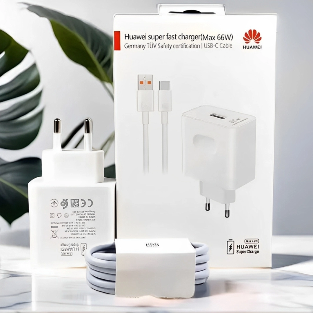 66W Fast Charging USB Wall Charger Power Adapter for Huawei Mate 40 P40 ...
