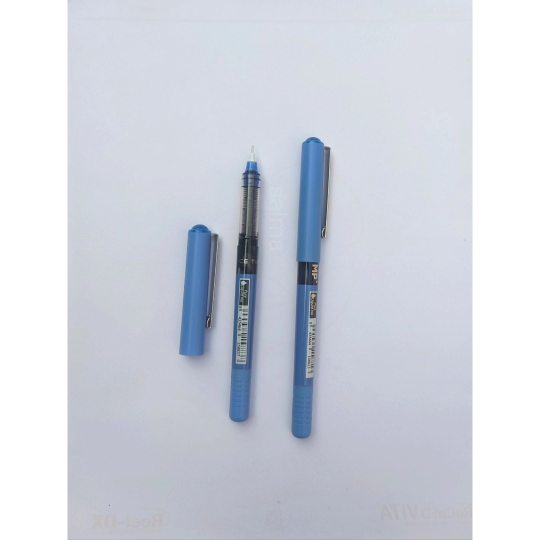 xP MP pure liquid fine point blue ink pen