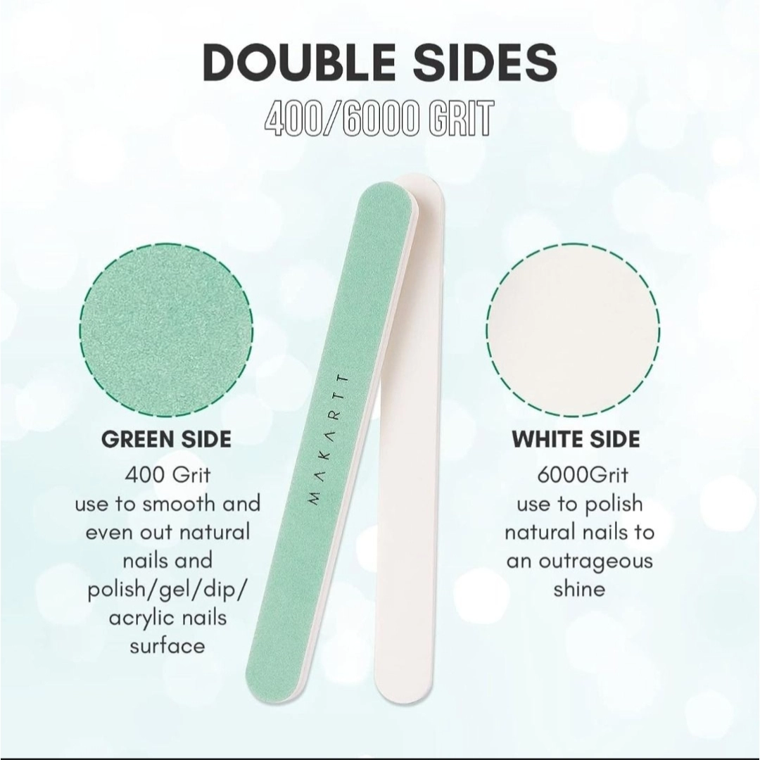 Nail Buffer Files Smooth and Shine Natural Finger Nails Cushion ...