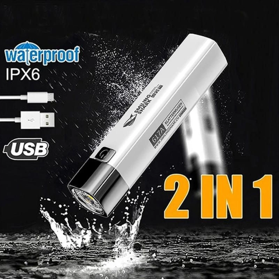 Ultra Bright Torch Searchlight 3 Modes Mini Portable Waterproof light USB Rechargeable Indoor ...