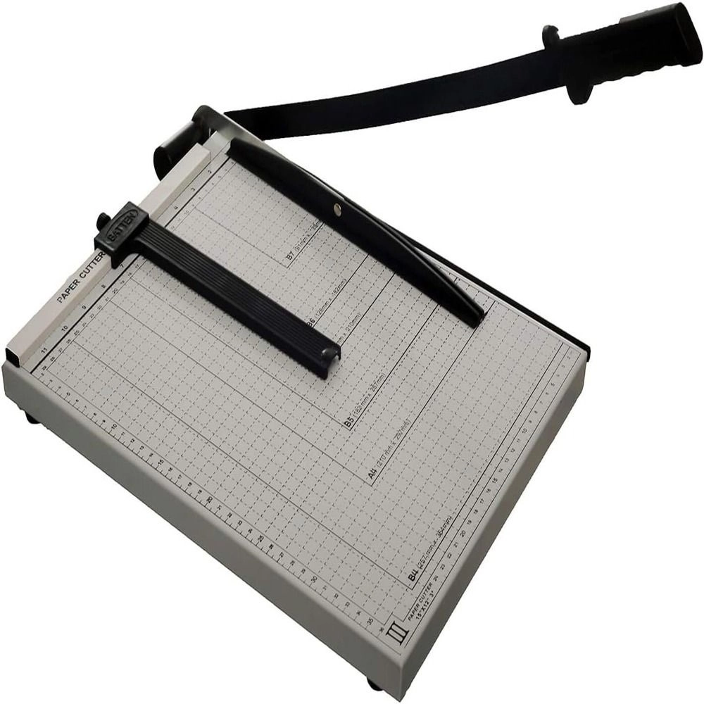 Paper Cutter B4 Metal Base - White