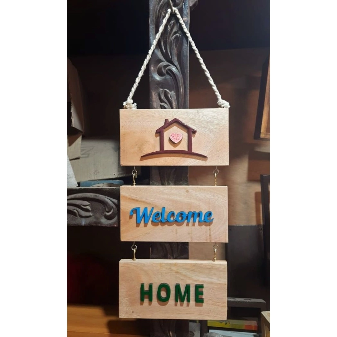 Wooden Welcome Home Plate