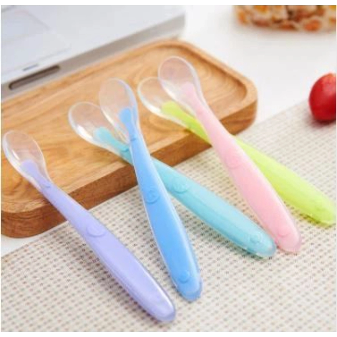 Super Soft Silicone Eating Spoon