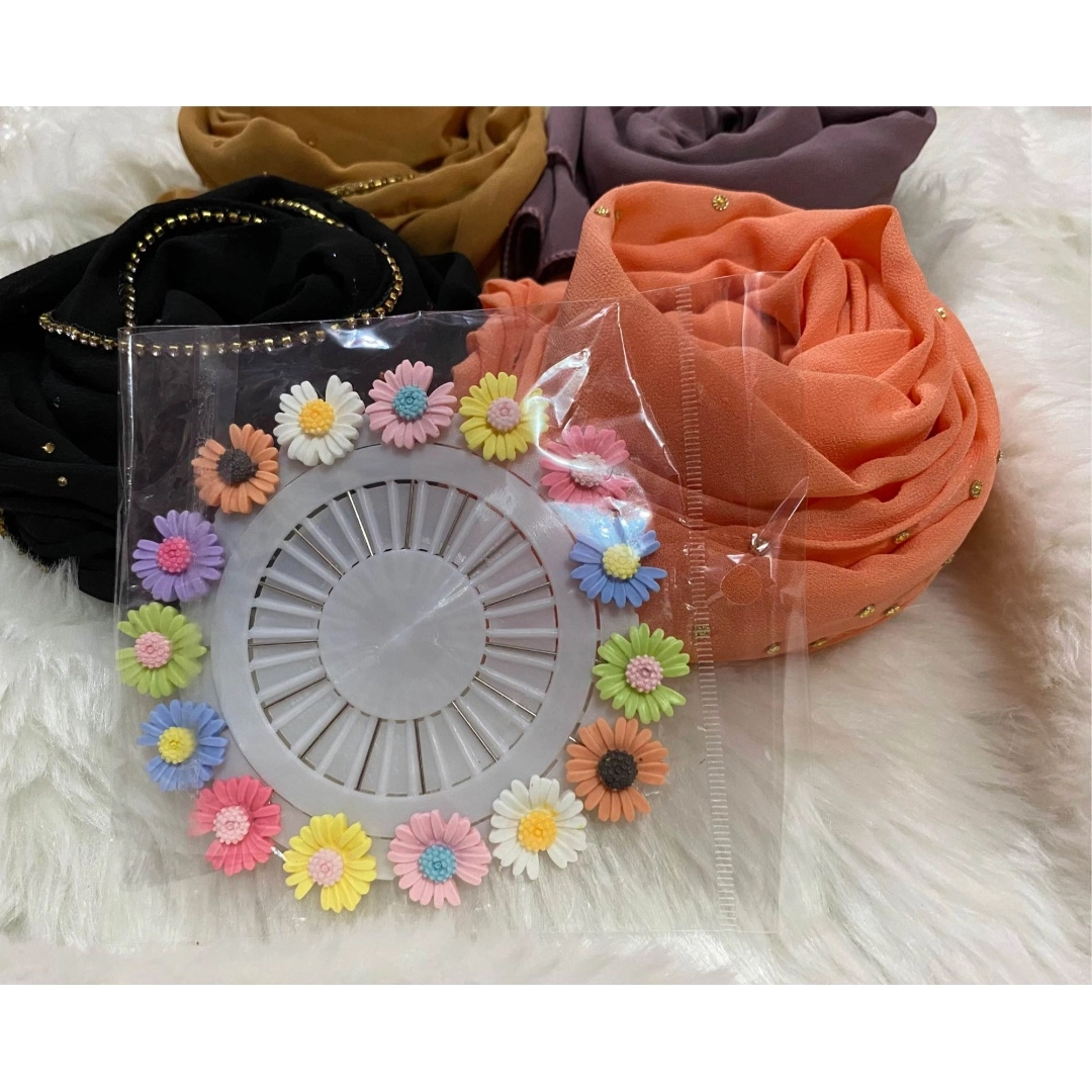 Sunflower Hijab Safety Pin for Muslim Women & Girls - (5/10/15 pcs)
