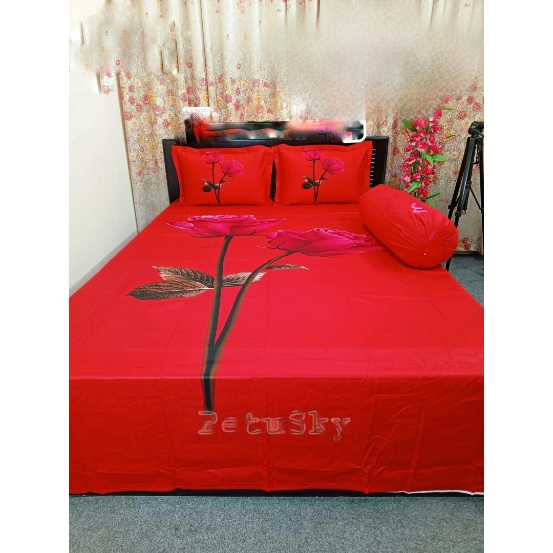 luxury and comfortable panel bed sheet. say Mashallah.