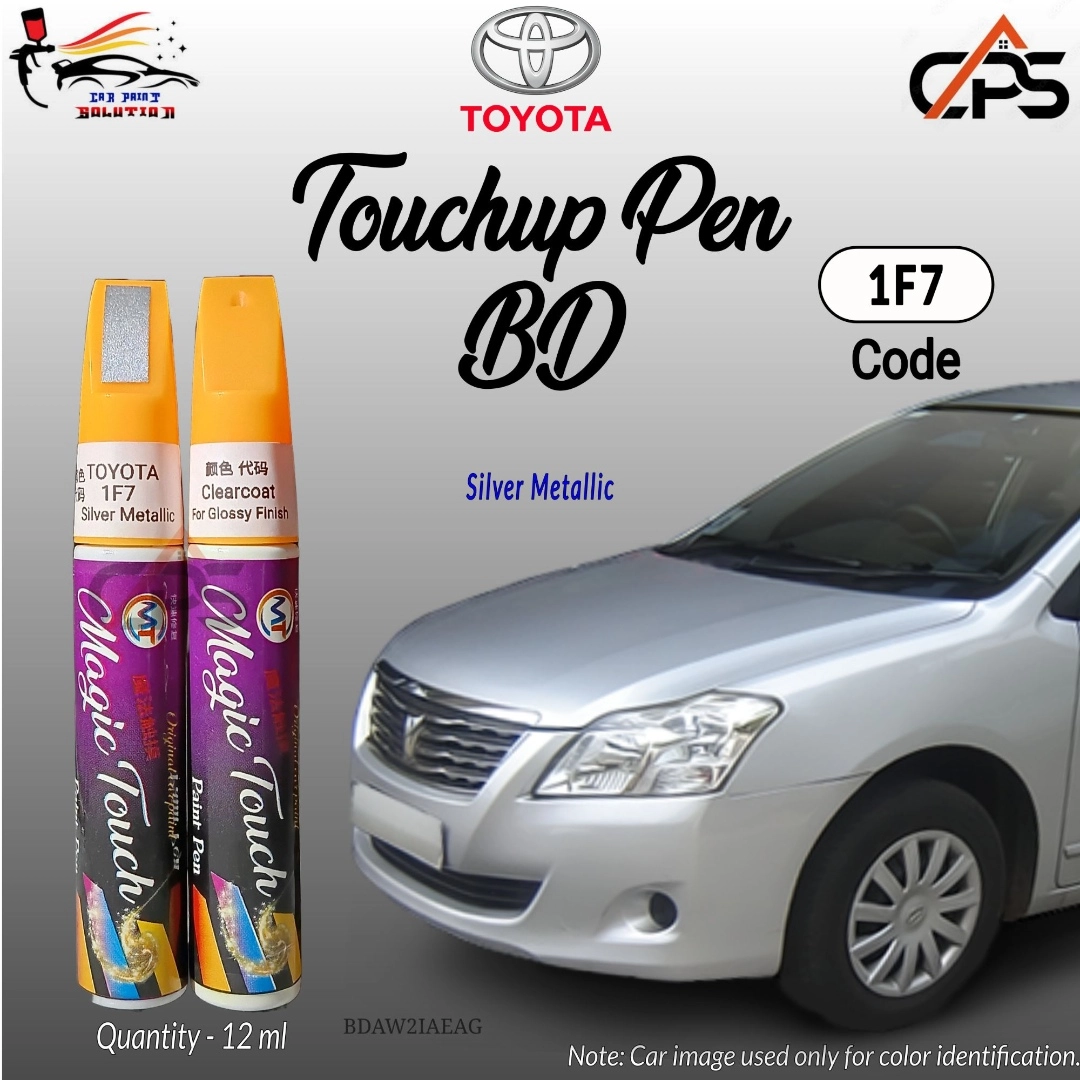 Toyota 1F7 Touchup Pen, Touchup Pen, Silver metallic, Touchup Paint Pen ...