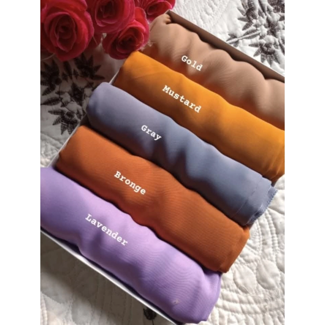 Hijab Cherry hijab 5pc combo pakce