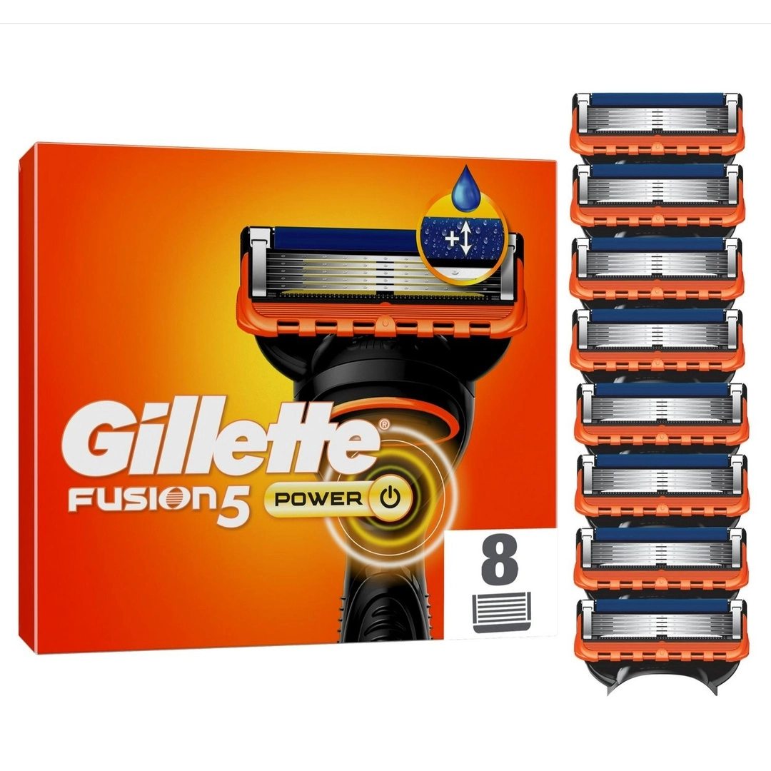 Gillette Fusion 5 Power Blade XL Pack with 8 (Germany)