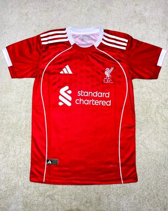 Liverpool FC 25/26 Home Jersey – Adidas Strawberry Red | Official LFC ...