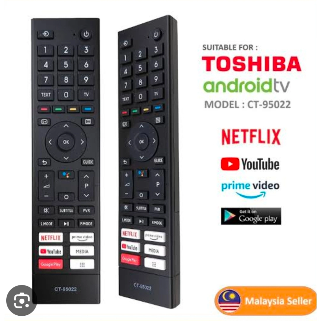 Toshiba Smart LED TV remote without voice control best quality