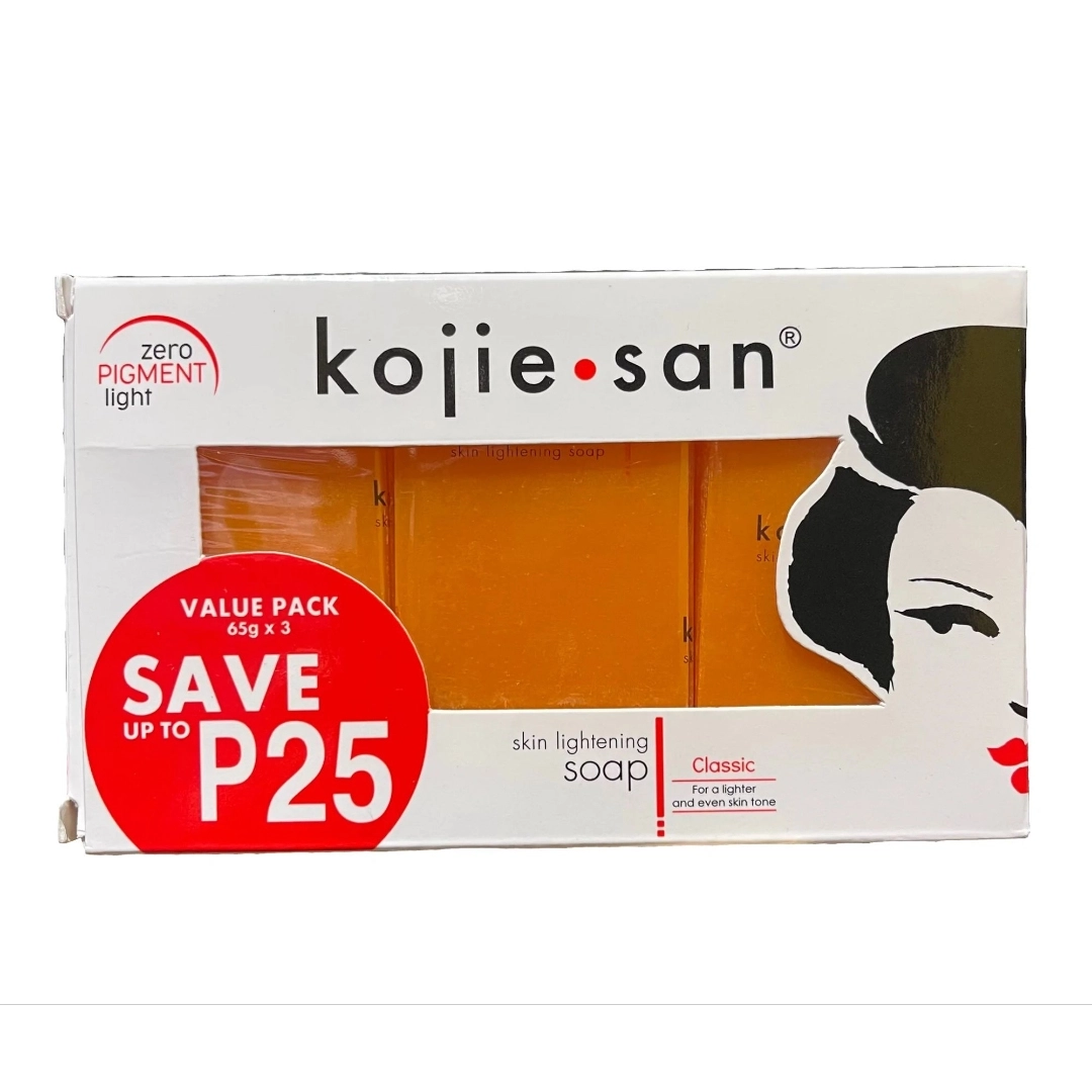 kojie san soap skin lightening 3bars ×65g