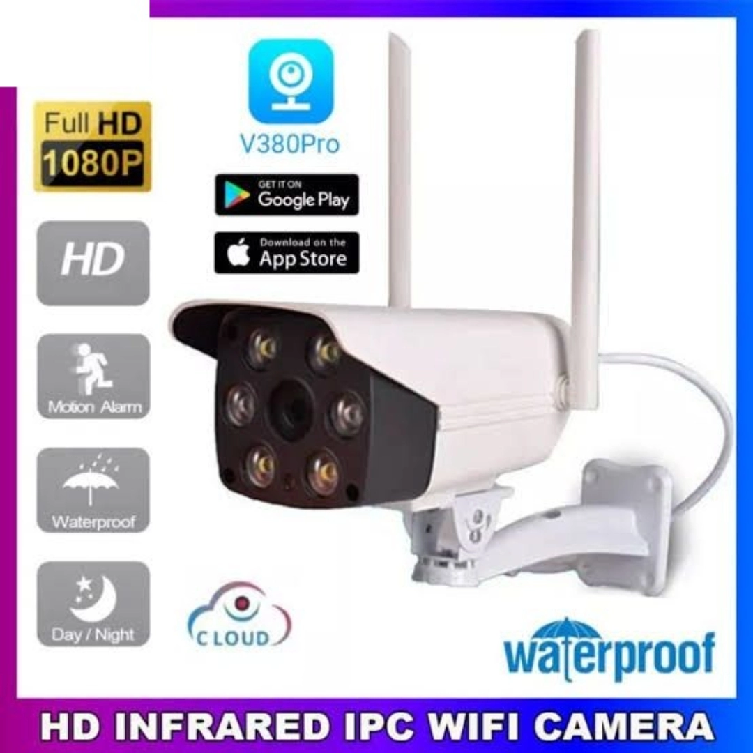 V380 PRO WIFI IP Camera 3MP Full HD Outdoor Waterproof Camera with Two ...