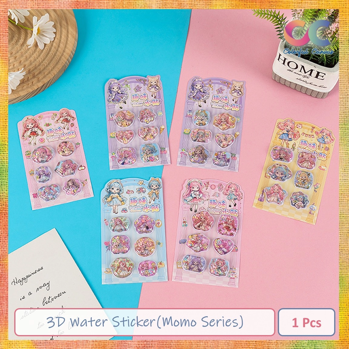 3D Water Sticker( Momo Series)