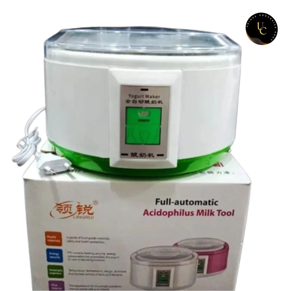 Electric Doi/Yogurt Maker (1.5 liter), effortlessly create delicious ...