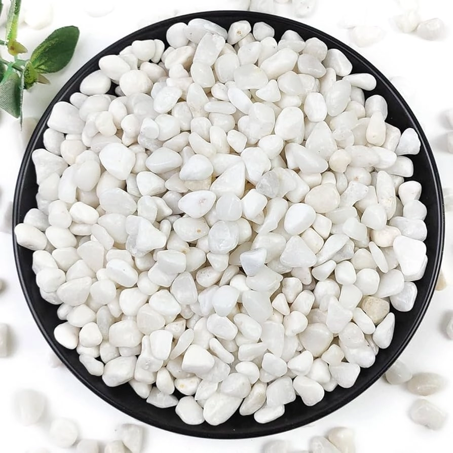 Crystal Pebbles, Natural Landscaping Pebbles Aquarium Gravel Polished ...