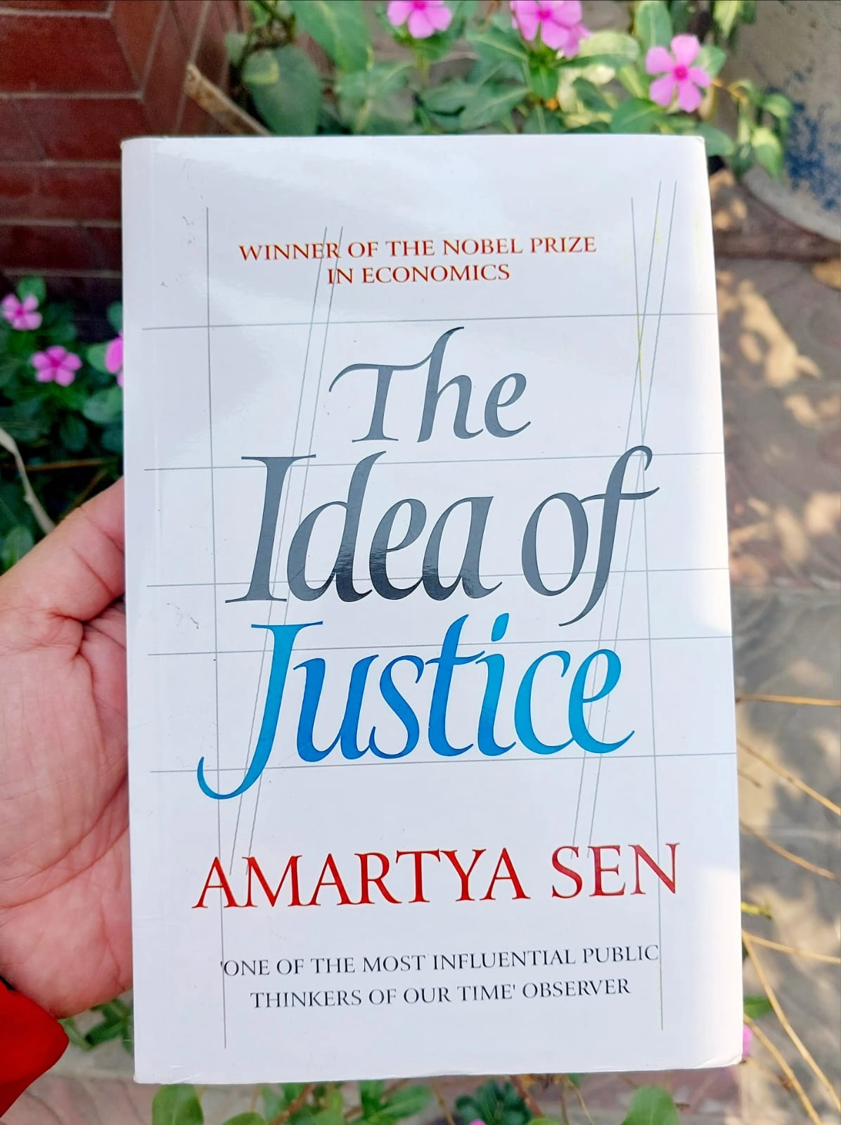 The Idea of Justice by Amartya Sen - Yellow - Paperback