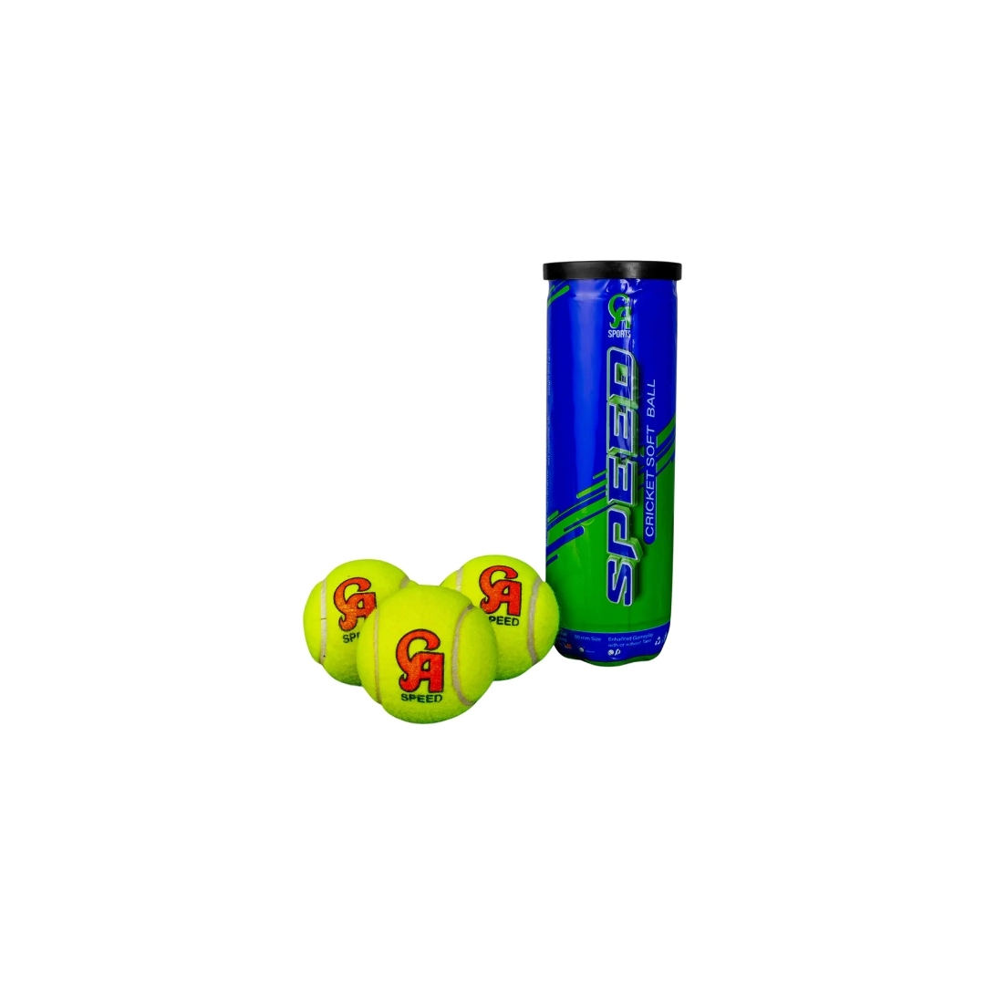 CA Speed - BUNDLE of 3 Tubes of Cricket Tennis Balls