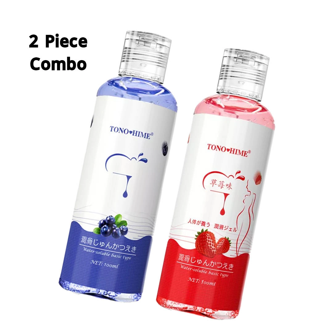 TONO Hime Fruit Flavor Water Based Lubricant gel Combo 2 x 100ml =200ml ...