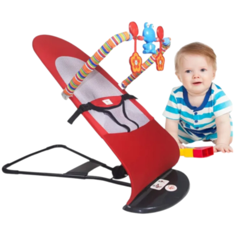 Baby Bouncer Balance Soft - Natural Rocking with Random Toy