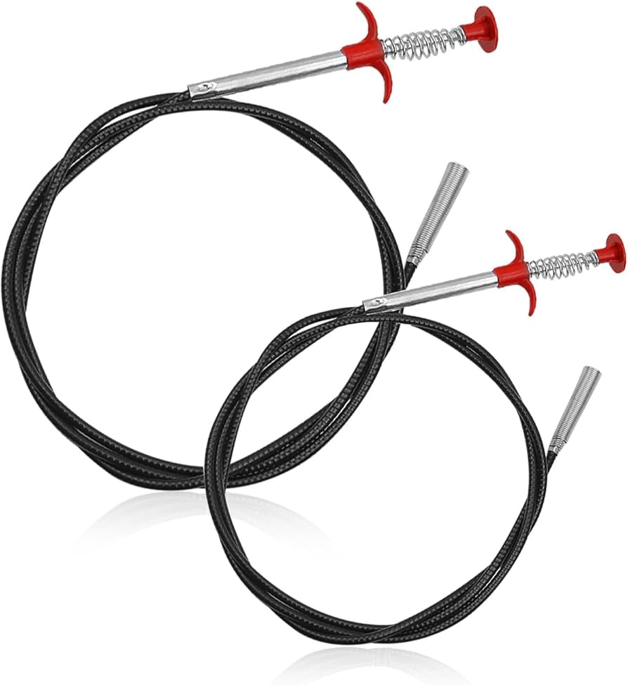 60cm Spring Pipe Dredging Tools, Drain Snake, Drain Cleaner Sticks Clog ...