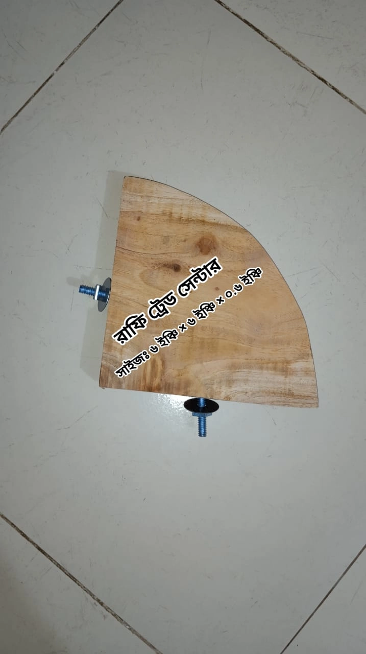 Corner Platform (perches) Half Round for Birds Cage of Meheguni Wood-01