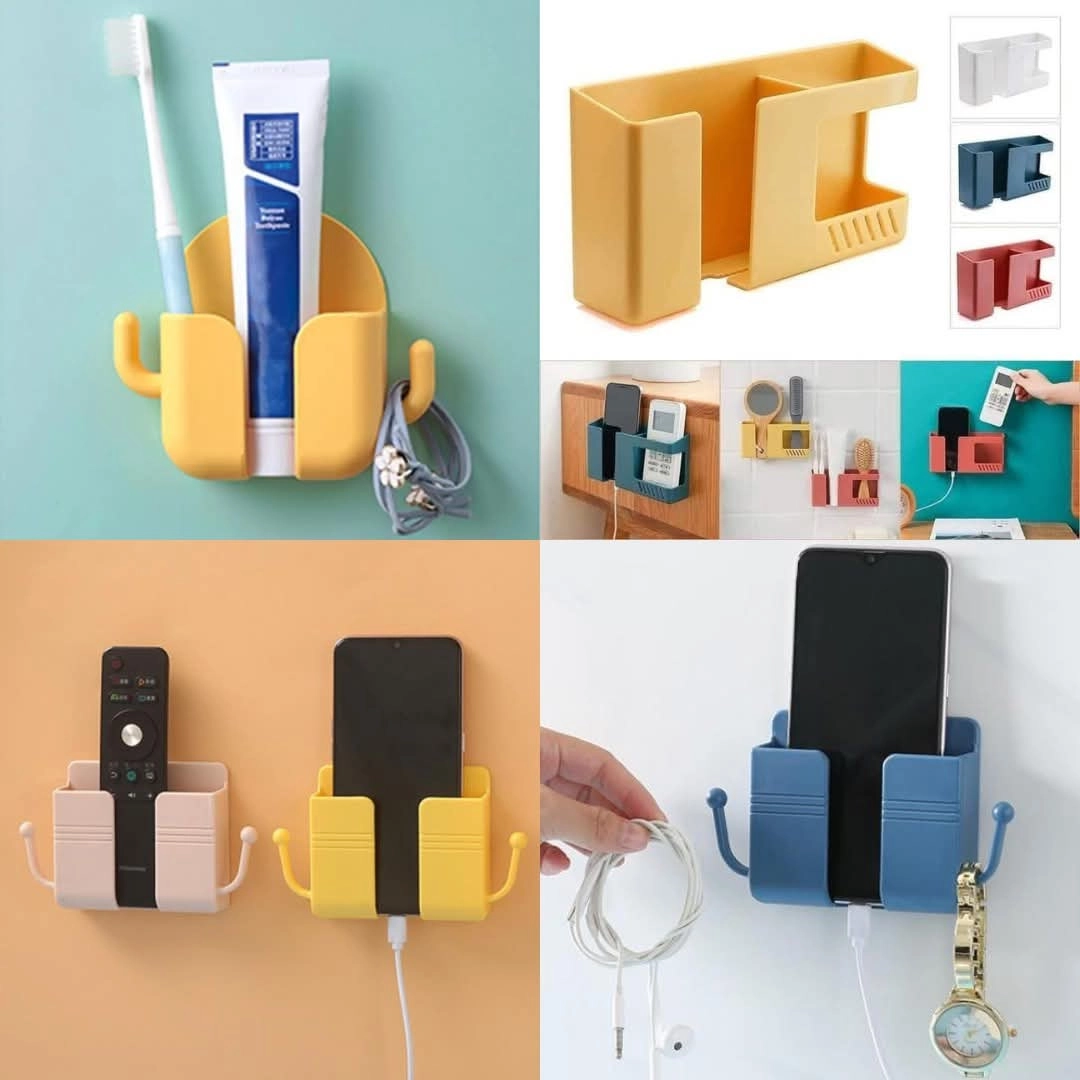 Wall Mount Phone Plug Holder Mobile Phone Charging Stand Air ...