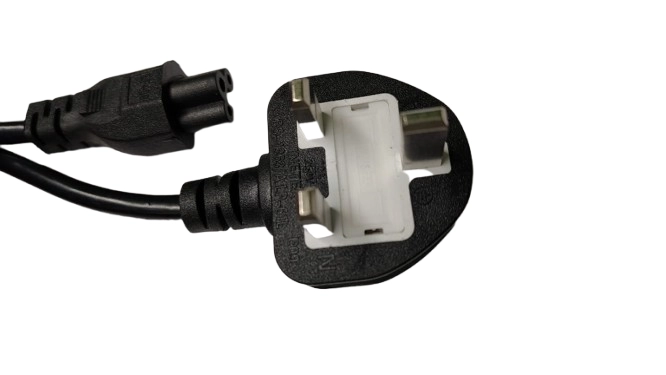 Laptop Adapter Power Cable 1.5 Meter 3 Pin with Fuse Best Quality