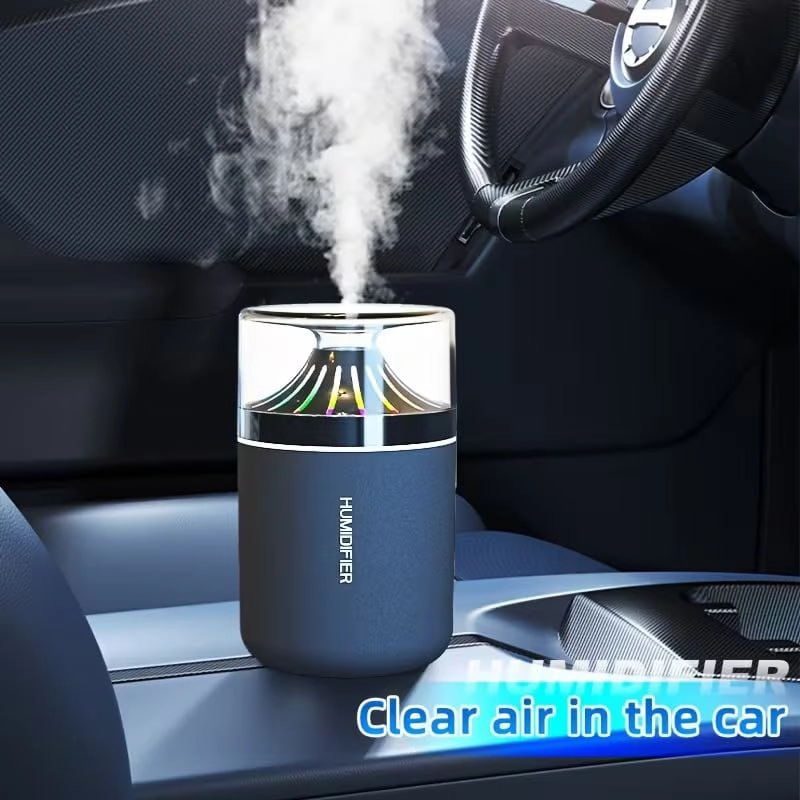 Aroma Diffuser with LED Light, USB Powered Cool Mist Air Humidifier