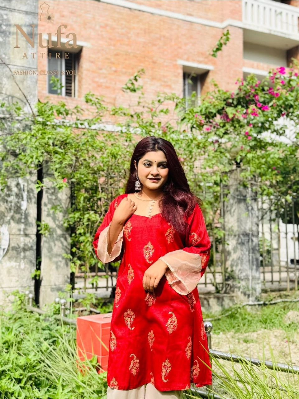 Indian printed one piece kurti